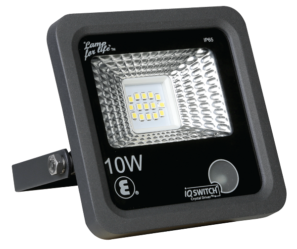 Ellies – 10W LED Flood Light – Black – securitek