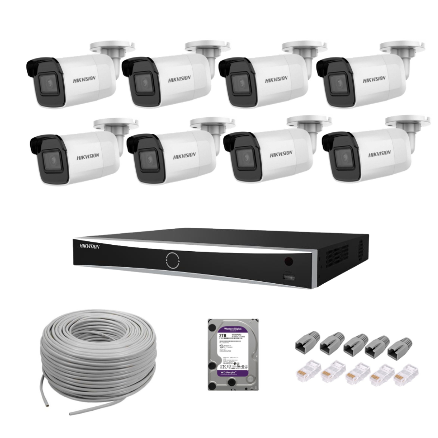 Hikvision 8 Channel IP Kit – securitek